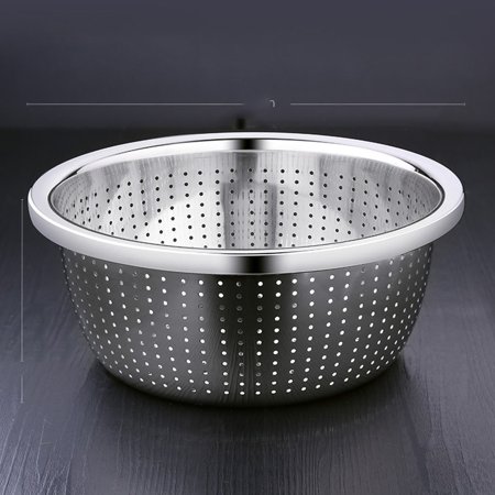 Thickening 304 Stainless Steel Filter Plate Tray Fruit Dish Washing ...