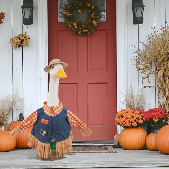 GFHFHITJ Porch Goose Outfits Cute Goose Clothes Set Summer Garden Yard ...