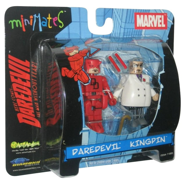 Marvel MiniMates Daredevil and Kingpin Series 1 Diamond Select Mini ...