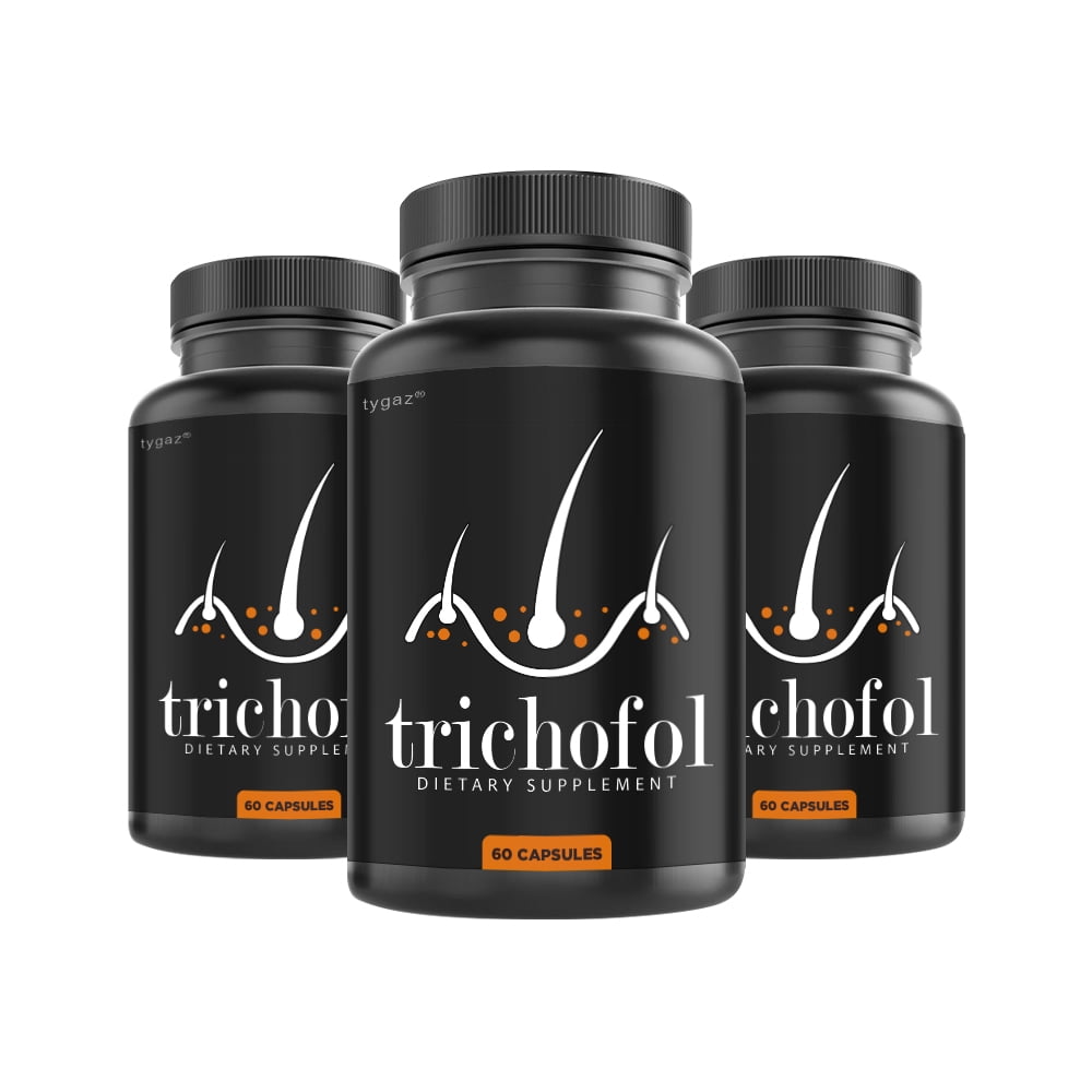 (3 Pack) Trichofol Capsules - Trichofol Capsules - Walmart.com