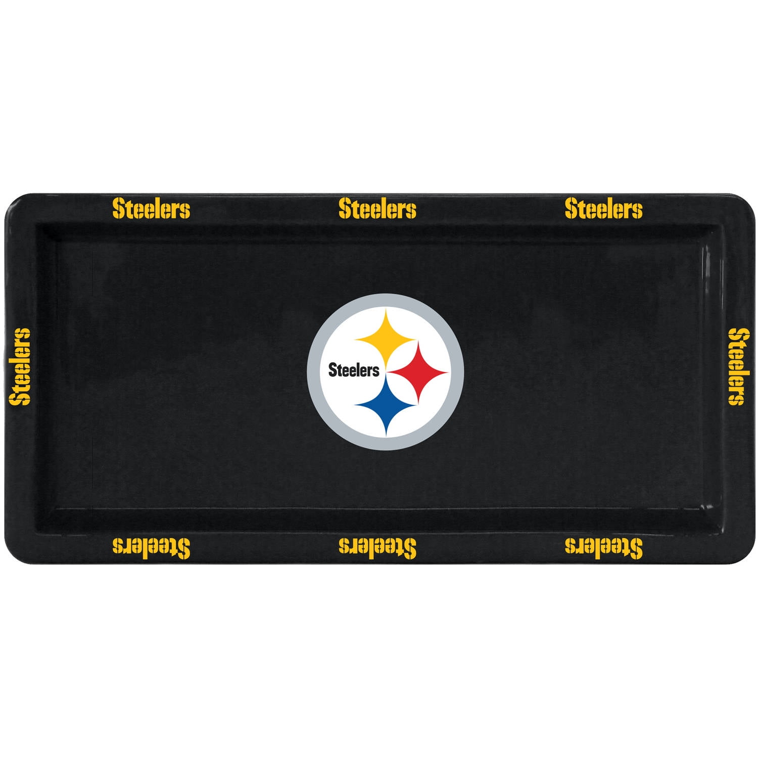 NFL Pittsburgh Steelers Rectangular Game Time Platter - Walmart.com