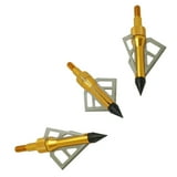 Safari Choice Crossbow Thunderhead Broadheads 100g, 3pc pack (Gold ...