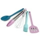 Thyme & Table Silicone Utensils, 5-Piece Set, Tongs, Basting Brush ...