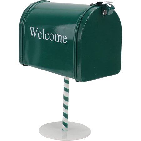 Welcome Mailbox Galvanized Metal Desktop Mailbox Decor Iron Farmhouse ...