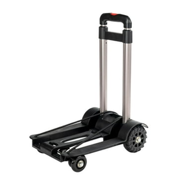 IvyH Compact Folding Backpack Trolley, Aluminium Cart, 6 Wheels, for ...