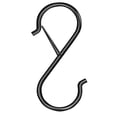40 Pcs S Hooks for Hanging Heavy Duty,S Hook with Safety Buckle for ...