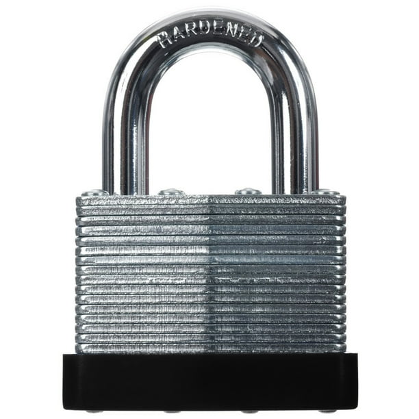 Hyper Tough Laminated Steel Padlock, 44mm Body with 1-3/16 inch Shackle ...