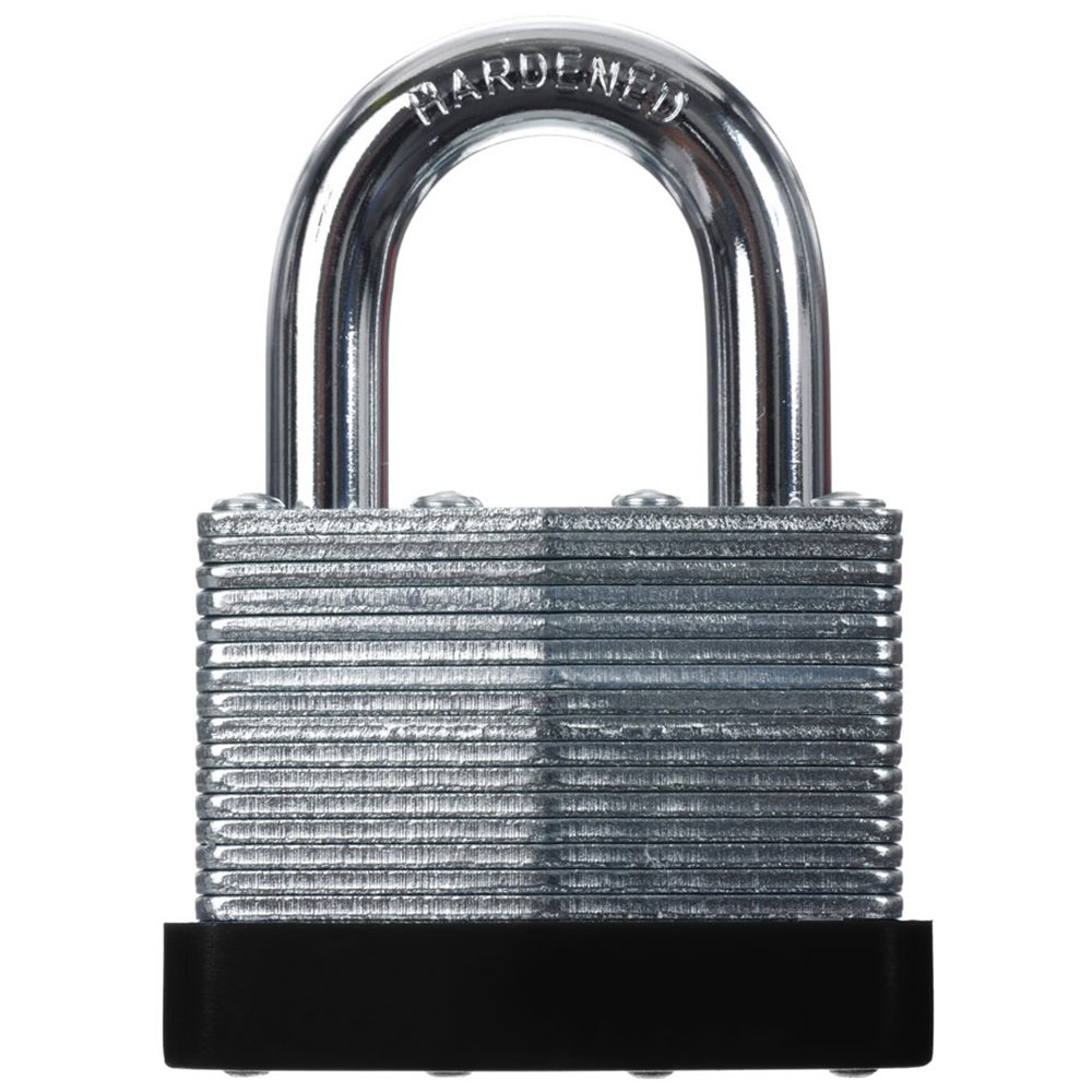 Hyper Tough Laminated Steel Padlock, 44mm Body with 1-3/16 inch Shackle ...