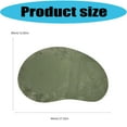 Easyly Clean Cashews Shape PU Placemat Velvets Embroidery Scalloped ...