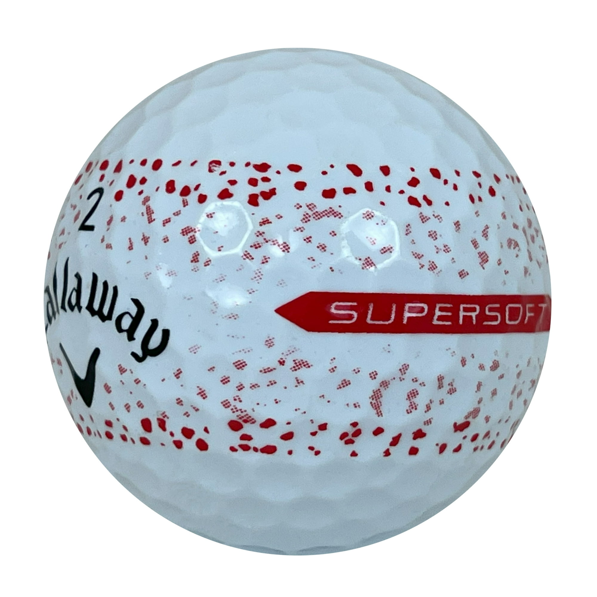 Click here for 24 Callaway Supersoft Splatter 5a Red By Mulligan... prices