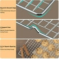 Mirdinner 3P Cooling Rack for Baking, 15.8"x 9.8" Stainless Steel ...