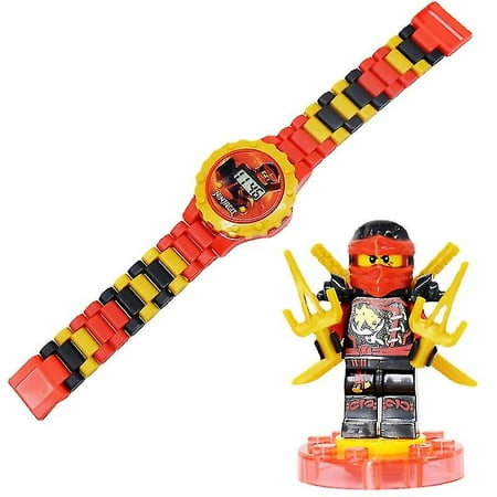 Avengers Children's Educational Building Blocks Toy Watch(Ninja Red ...