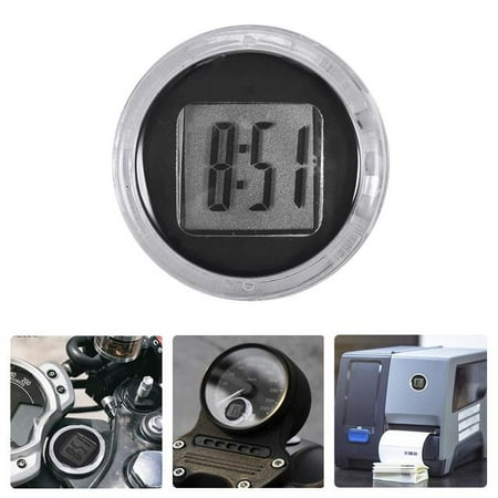 SICED Universal Motorcycle Clock Accessories Watch Waterproof Stick-On ...