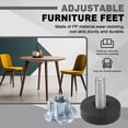 32 PCS M6 Thread Adjustable Furniture Levelers Screw in Chair Feet ...