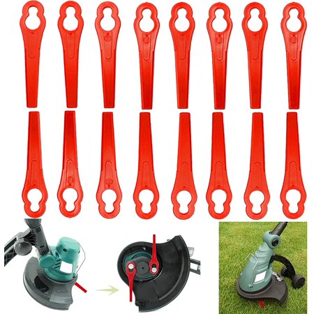CARBONLIKE Replacement Plastic Blades, Plastic Lawn Mower Edger Blade ...