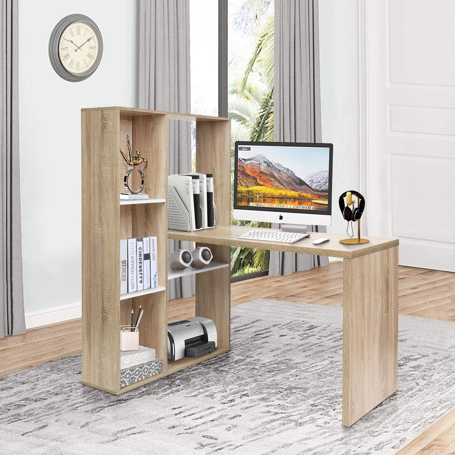 ESCRITORIO De OFICINA BABER MDF HAYA FurnitureR Moderno | Bodega ...