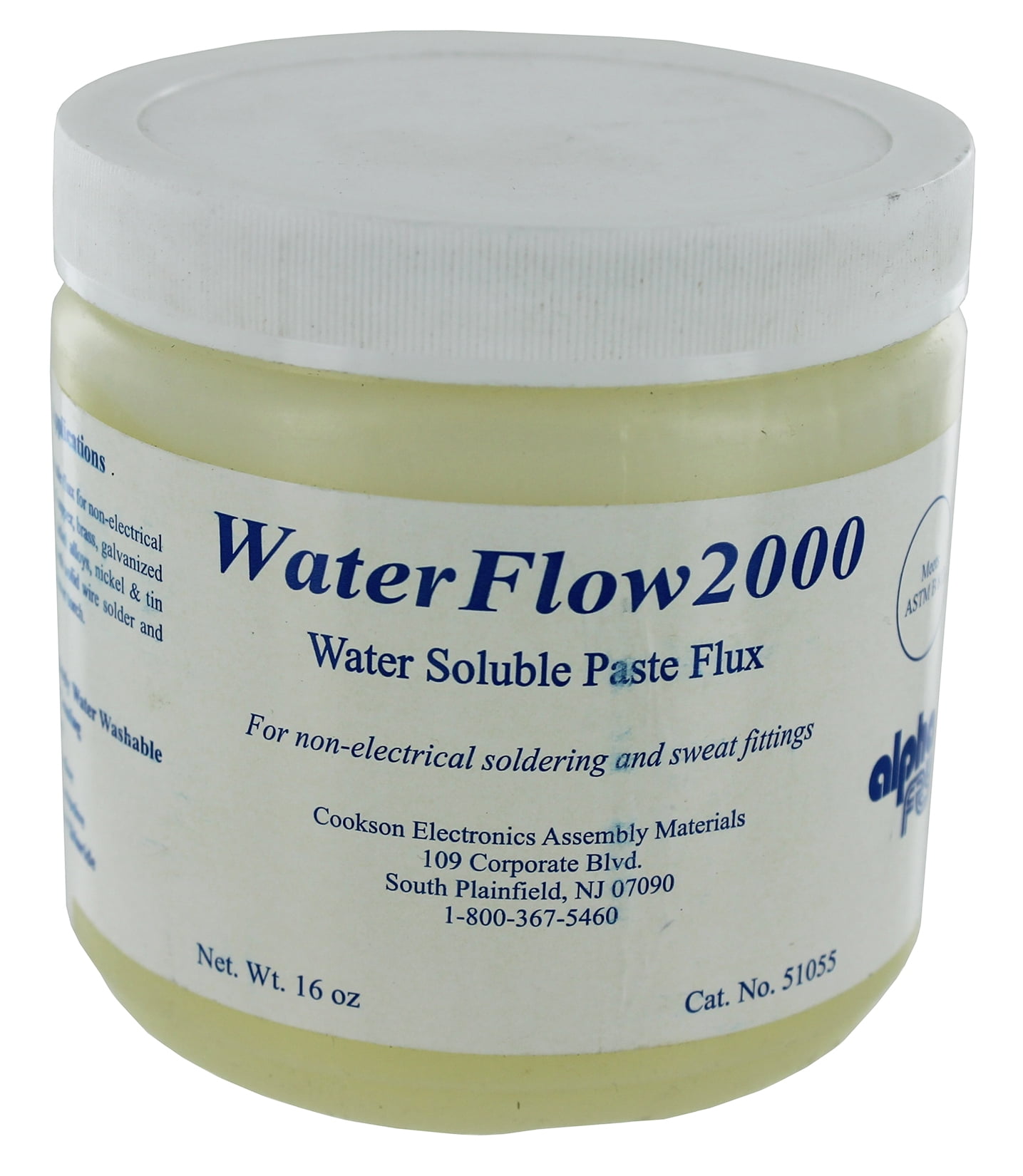 Alpha Fry AM51055 16 Oz Water Flow 2000 Water Soluble Past Flux ...