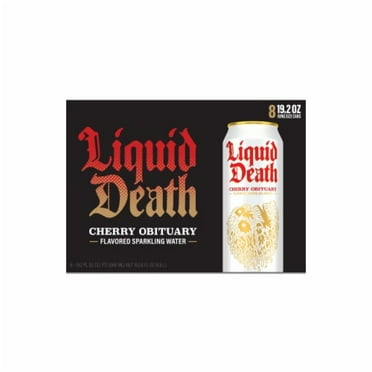 Liquid Death Sparkling Water, Doctor Death 12oz. Cans (6-Pack ...