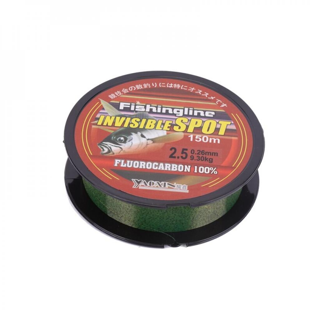 150M Super Strong Nylon Fishing Wire Flourocarbon Coated Spotted ...