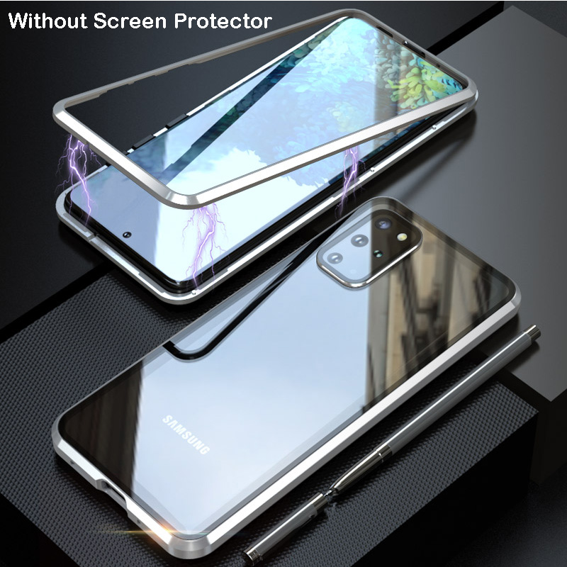 Galaxy S20 Plus Case (6.7"), Allytech Magnetic Adsorption Tempere Glass ...