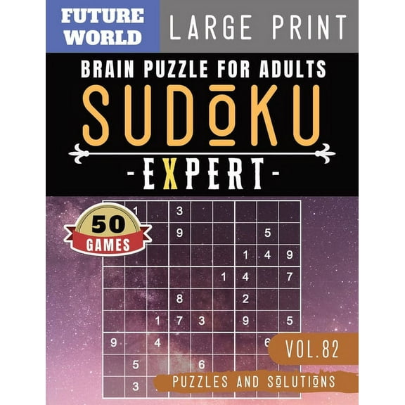 Pre-Owned David Karn Easy Large Print Sudoku Puzzle Book for Grandmas ...