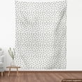 Ambesonne Abstract Fabric by the Yard Upholstery, Modern Oval Dots ...