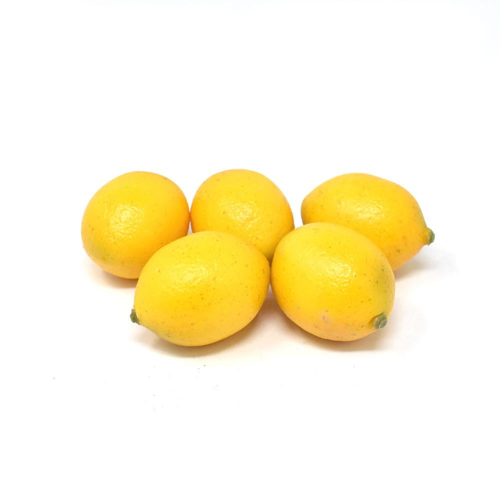 Realistic Home Decor Faux Mini Lemons, Yellow, 2-1/4-Inch, 12-Piece ...
