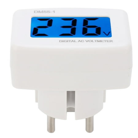 Digital AC Voltage Meter, Volt Tester Gauge Voltmeter DM55-1 Measuring ...