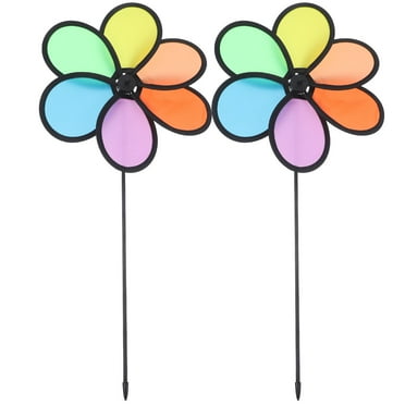 20pcs Colorful Plastic Pinwheel DIY Small Windmill Toy Set Beautiful ...