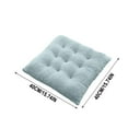 Hvmvliv Solid Color Frosted Chair Cushion, Dining Office Student Winter ...