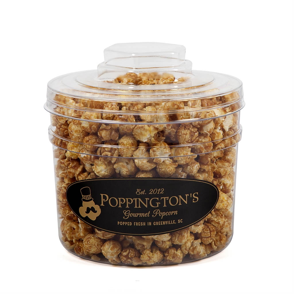 Poppington's Gourmet Popcorn Salted Caramel Popcorn with Free Scoop ...