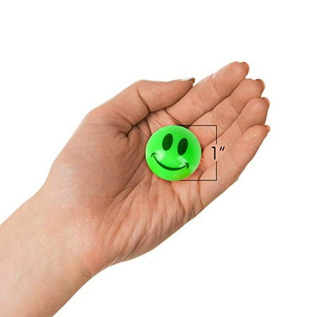 Artcreativity Mini Smile Face Bouncing Balls - Bulk Pack Of 144-1 Inch ...