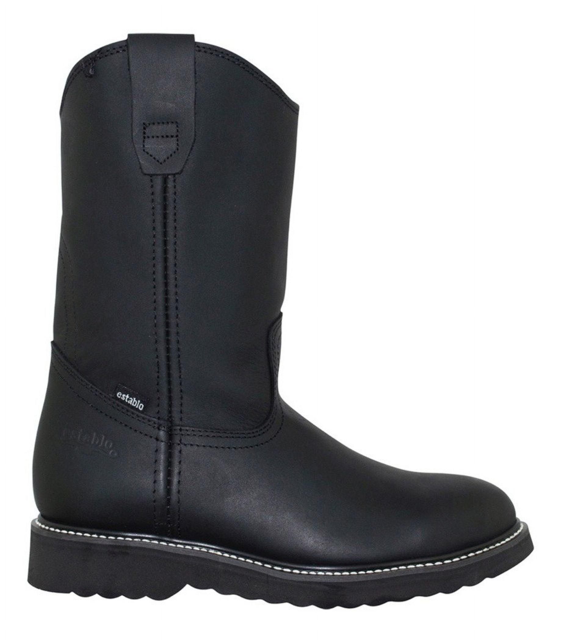 Bota De Trabajo Establo 507 Tipo Roper De Piel Color Negro | Walmart en ...