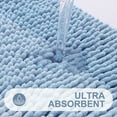 Smiry Plush Chenille Microfiber Bathroom Rugs, Soft Non-Slip, Moisture ...