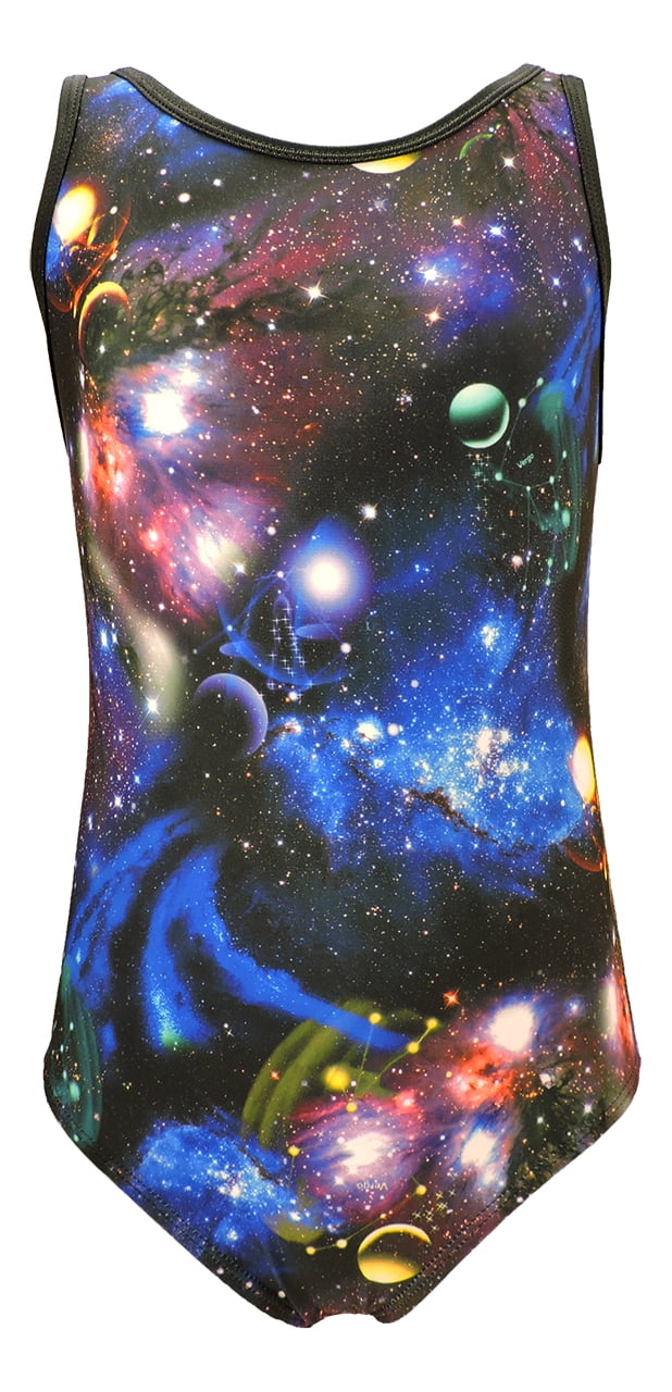 Tank Style Gymnastics Leotard (Galaxy, Youth 7-8) - Walmart.com