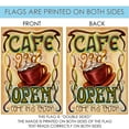 Toland Home Garden Cafe Open Business Coffee Flag Double Sided 12x18 ...