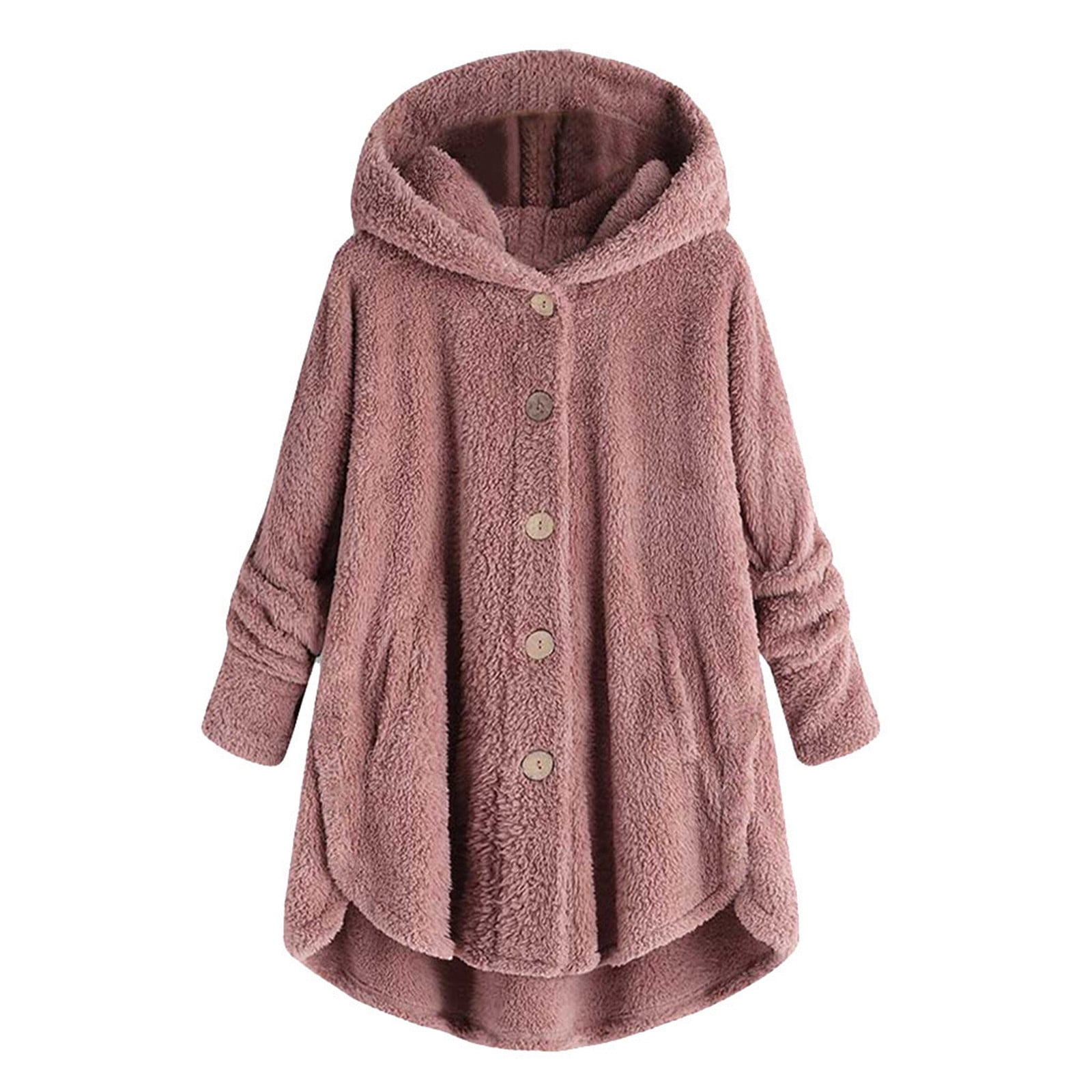 Click here for Pisexur Womens Hooded Cardigan Vintage Fuzzy Jacke... prices
