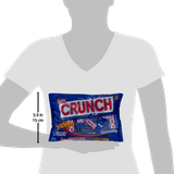 Crunch Creamy Milk Chocolate Fun Size Candy Bars, 11 Oz - Walmart.com