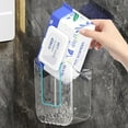Wall Mounted Tissue Box, Kitchen Wipes Storage Box, No Punching Self ...