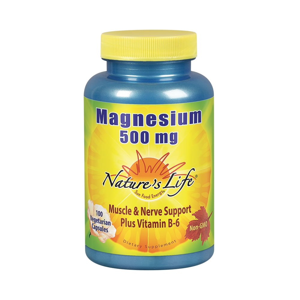 Natures Life Magnesium | 500mg Magnesium for Bone & Muscle Health ...