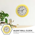 Silent Modern Wall Clock for Home/Office (Yellow, .84in) - Walmart.com