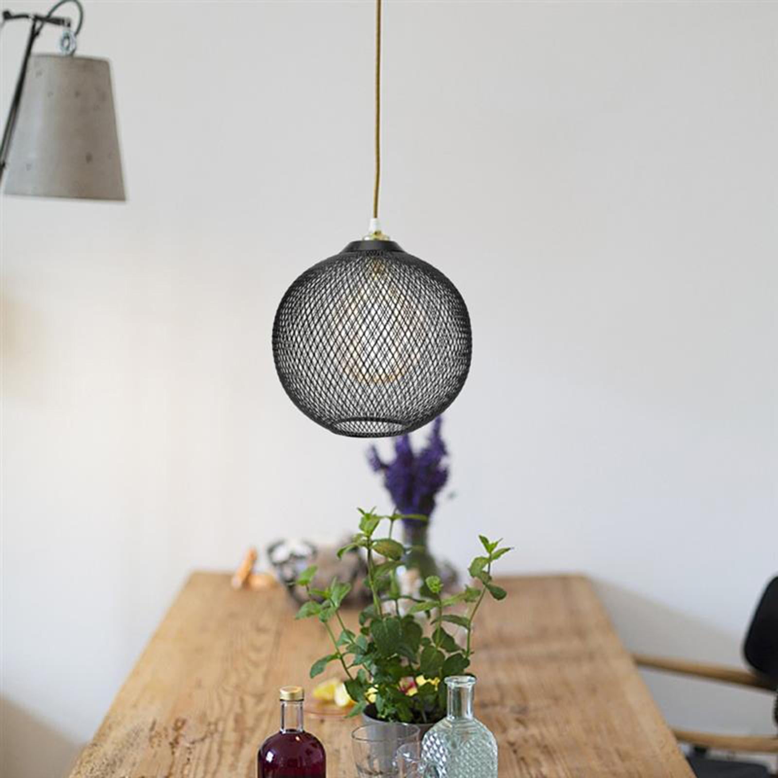 Hollow Out Metal Pendant Lamp Shade Vintage Style Hanging Light Cover ...