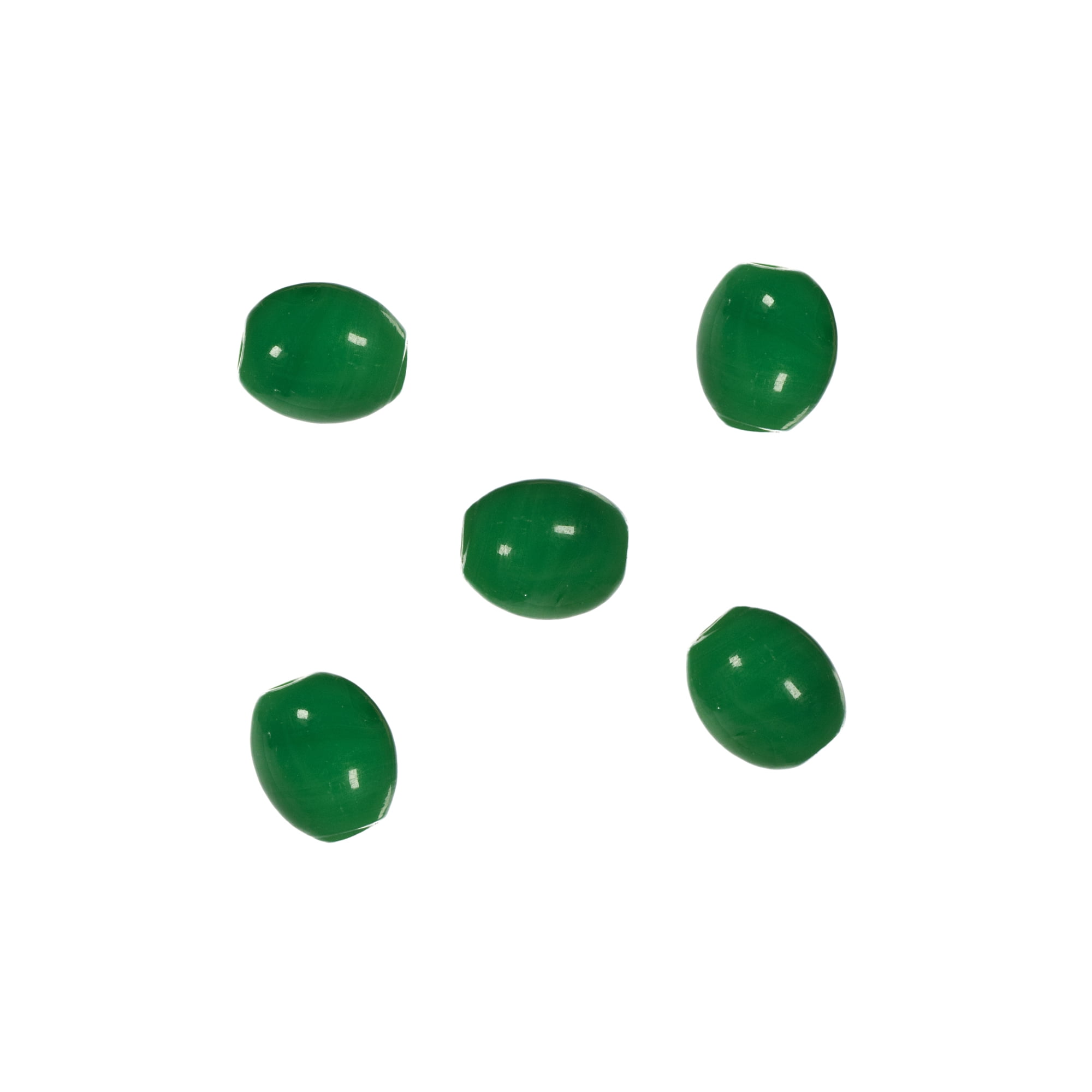 Craft County Oval Glass Rod Beads – Various Colors and Packs – Loose ...