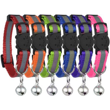 Reflective Cat Collar Adjustable Pet Kitten Reflective Necklace for ...