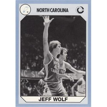 Jeff Wolf Basketball Card (North Carolina) 1990 Collegiate Collection ...