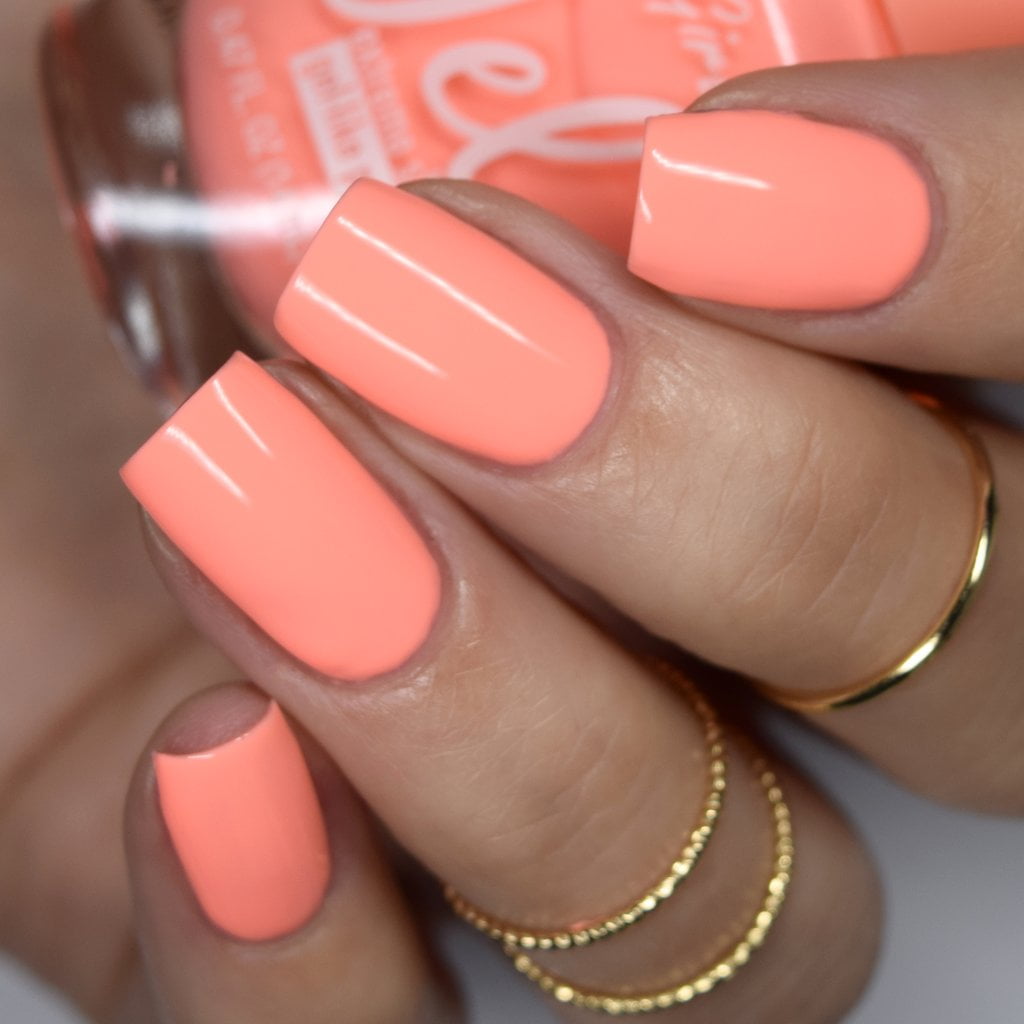 Neon Peach Polish