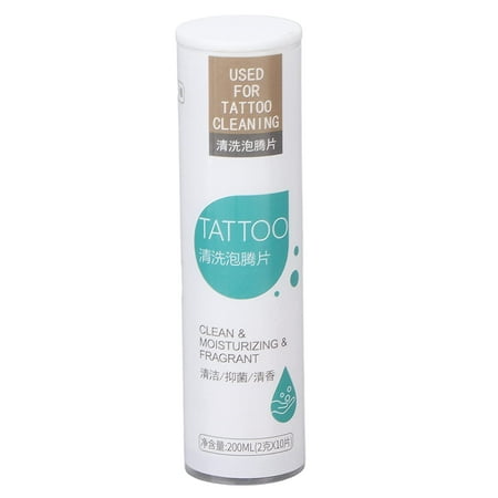 Tattoo Cleansing Tablet, Cleanse Your Skin Irritation-Free, Harmless ...