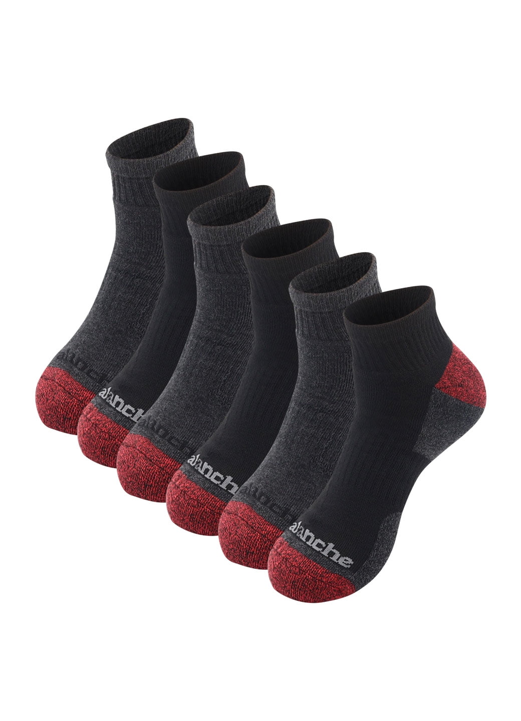 Avalanche Men's Outdoor Everyday Quarter Crew Socks 6-Pack - Walmart.com