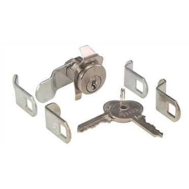 Prime-Line Mailbox Lock, 5 Cam, Chrome Finish, National 14 Keyway ...