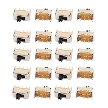 20Pcs SS-12D07 2 Position 3P SPDT Mini Slide Switch Latching Toy Switch | Walmart Canada
